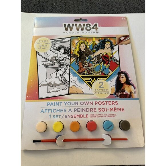 Toys | Wonder Woman Ww84 Paint Your Own Complete Kit New D43 | Poshmark
